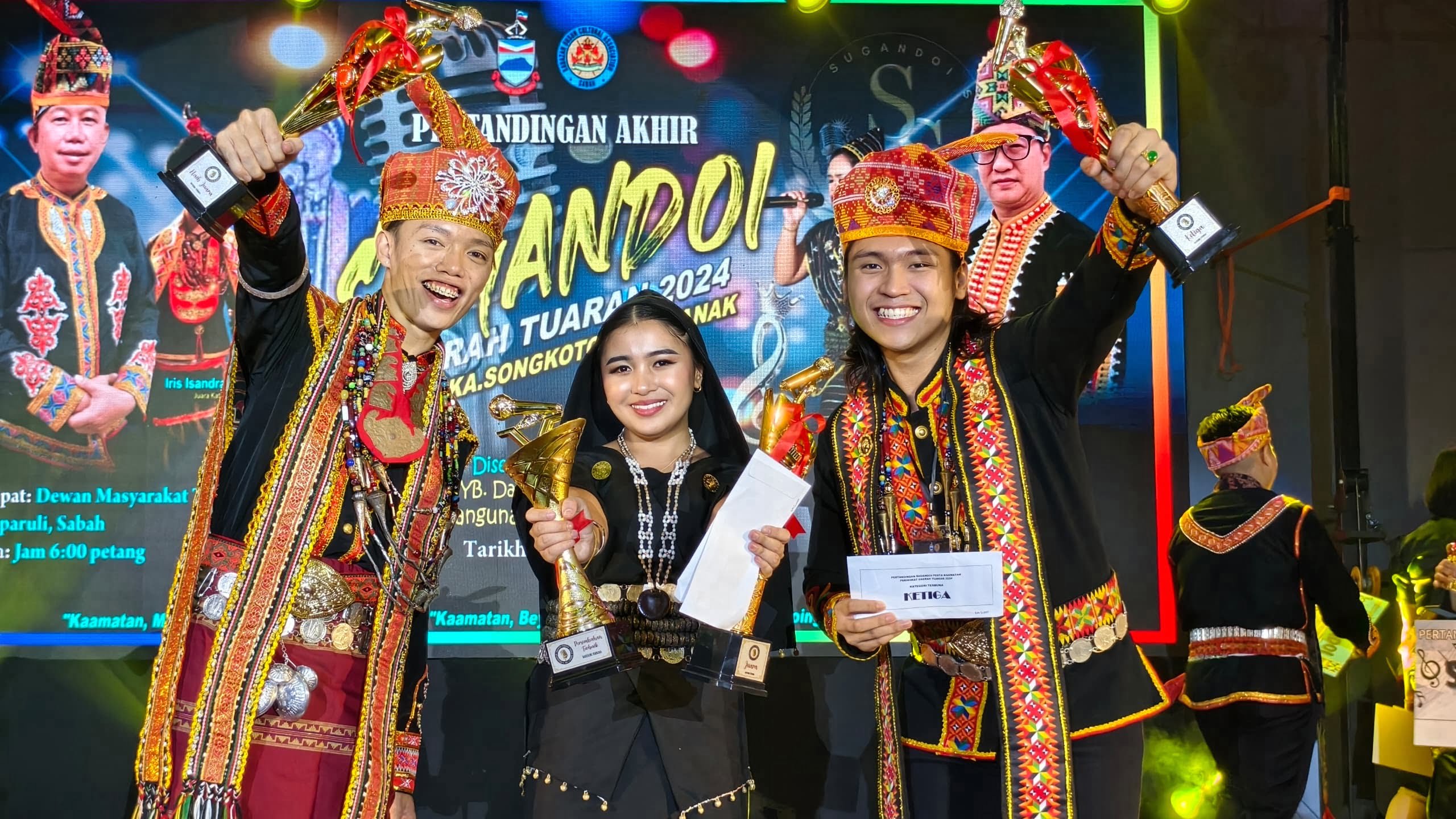 Scolastica Ann, juara Sugandoi Kaamatan daerah Tuaran 2024 | Warta Oriental