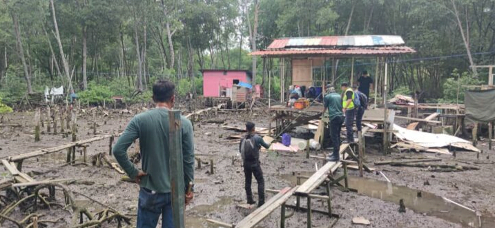 80 rumah setinggan PATI diroboh di KK | Warta Oriental